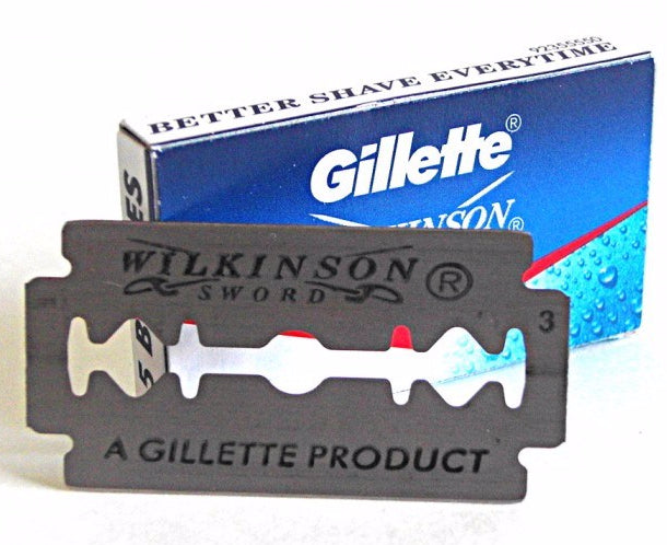 Gillette Wilkinson Sword Stainless Steel Double Edge Razor Blades ...