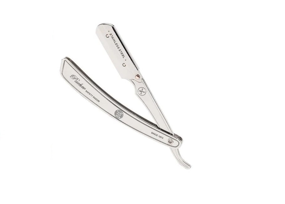 Parker SRX Silver Shavette Straight Razor | Shaving Market